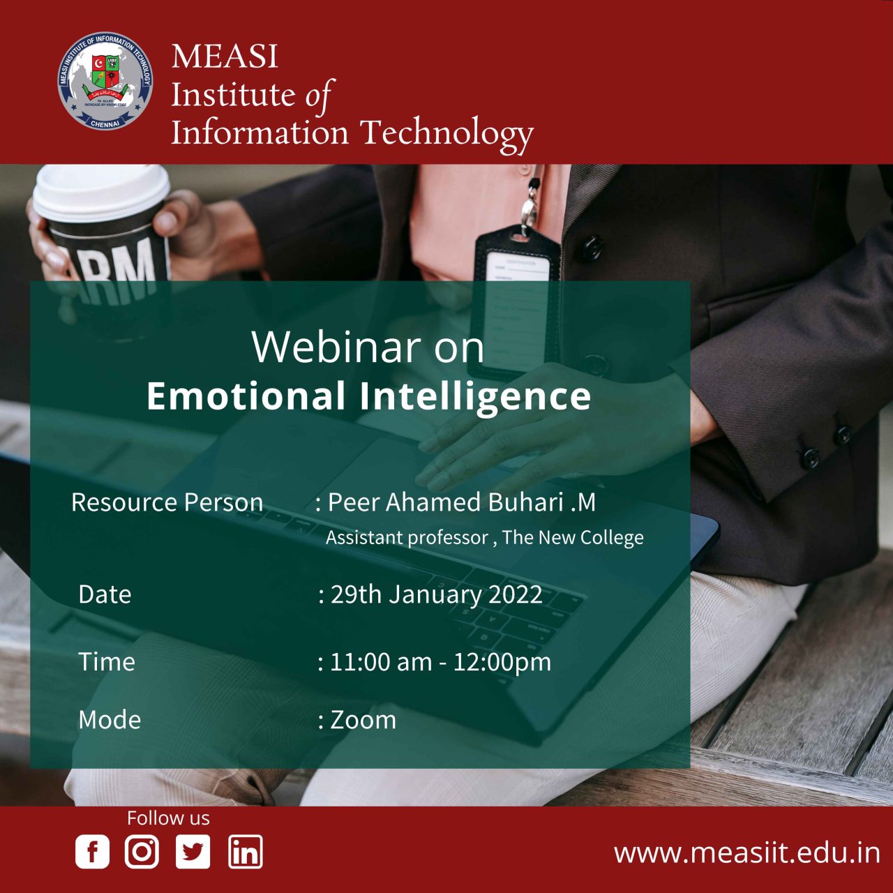 Emotional Intelligence | MEASI INSTITUTE OF INFORMATION TECHNOLOGY