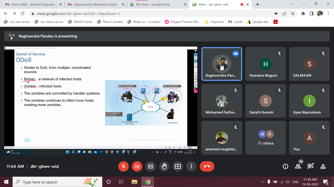 Cisco Cybersecurity Workshop | MEASI INSTITUTE OF INFORMATION TECHNOLOGY