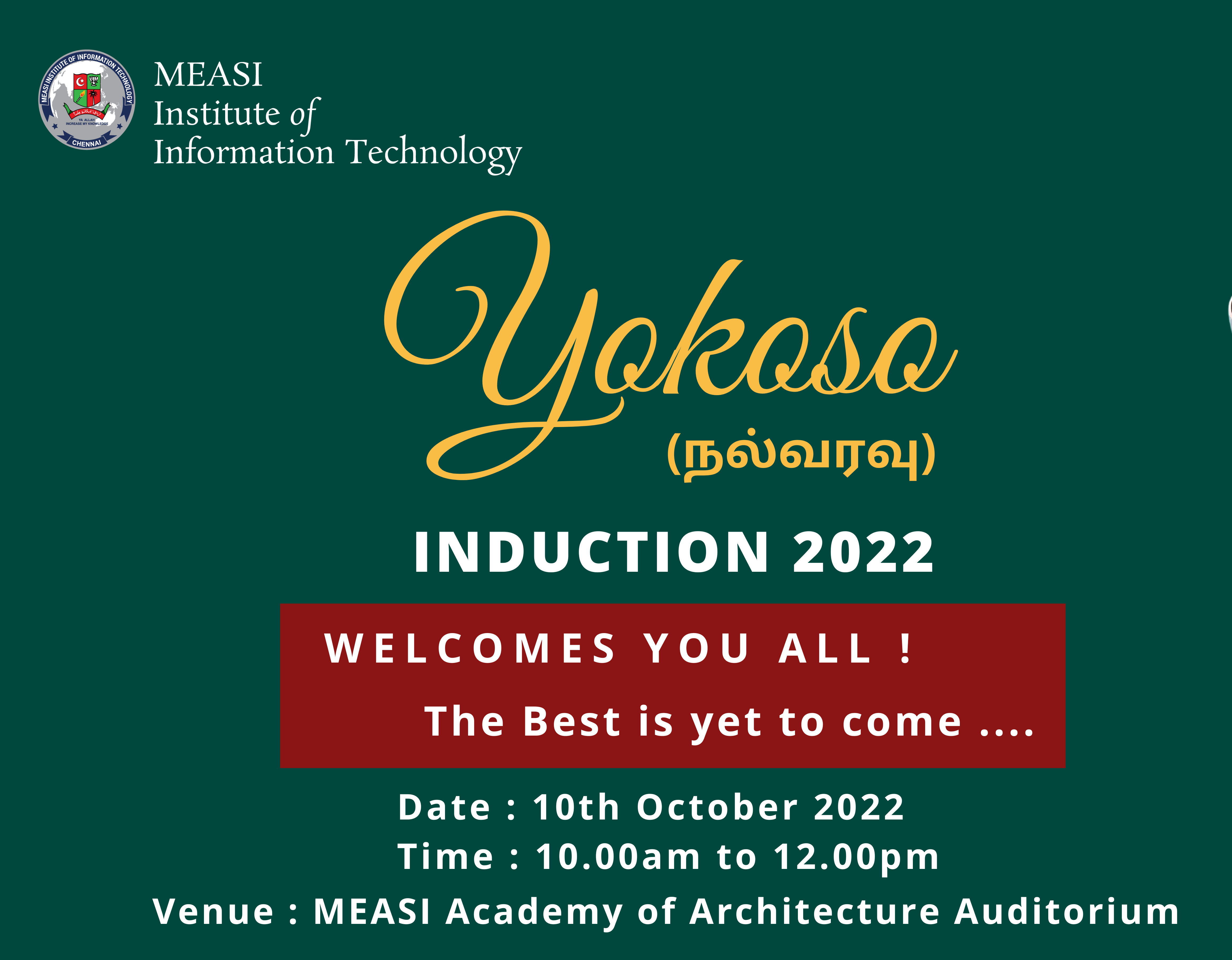 MEASI INSTITUTE OF INFORMATION TECHNOLOGY | CHENNAI